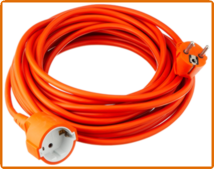 AZ | Garza - Cable alargador de corriente para jardín de 10 metro | 12. ...